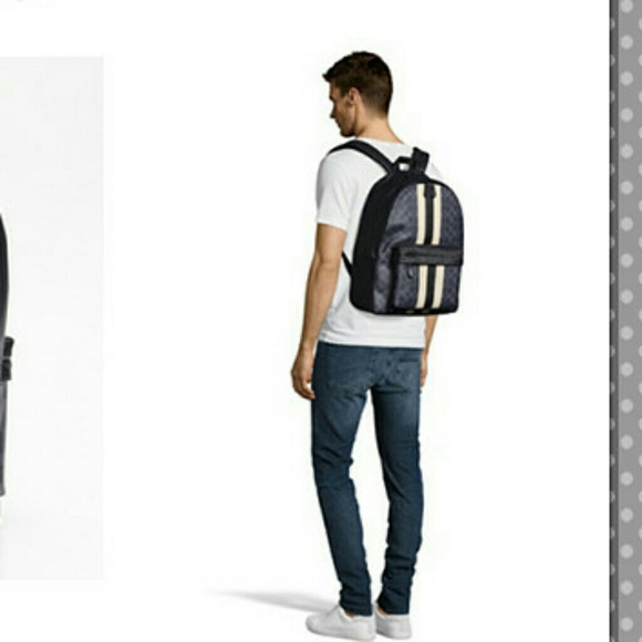 Coach | Bags | Coach Varsity Stripe Backpack | Poshmark